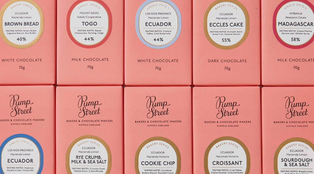 Pump Street's New Chocolate Bar Packaging - Pump Street Chocolate