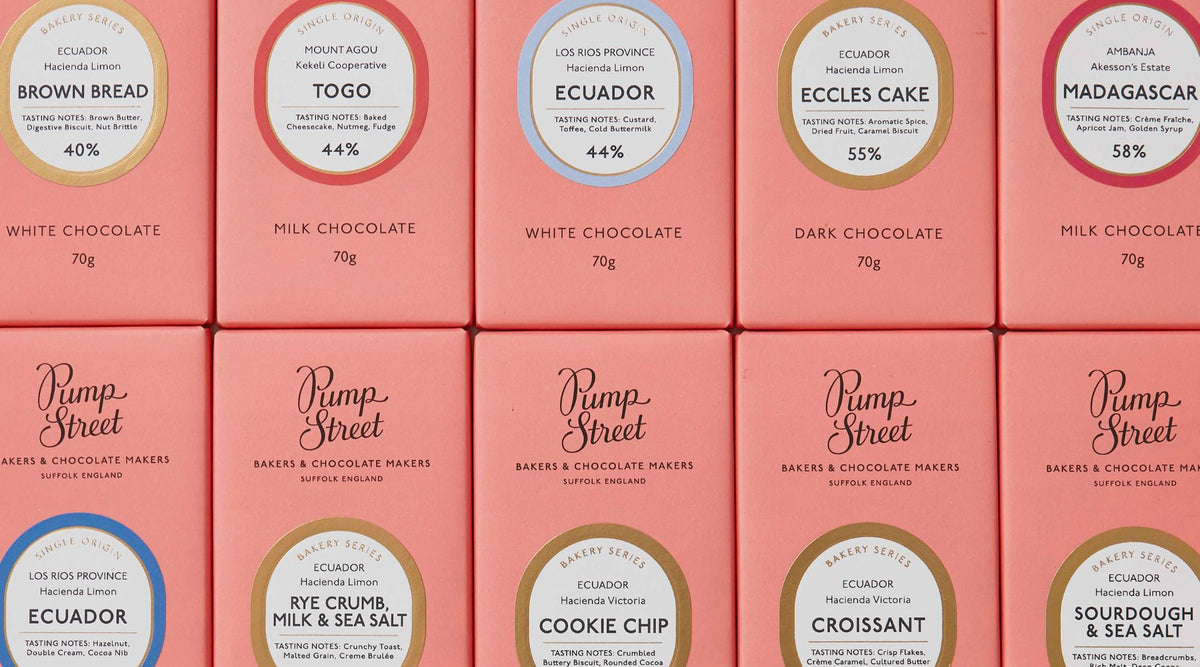 Pump Street's New Chocolate Bar Packaging - Pump Street Chocolate